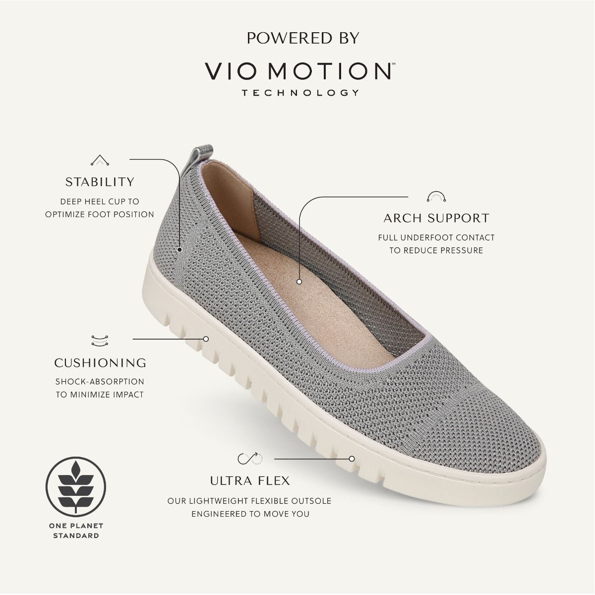 Uptown Knit Skimmer Flat